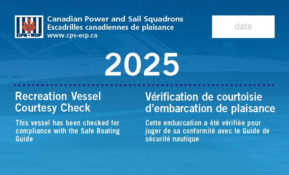 Pleasure Craft Courtesy Check Free Safety Inspection | CanBoat
